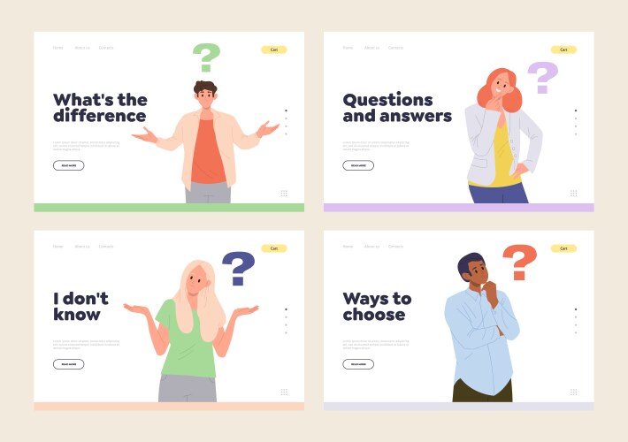 Academic degree landing page design template Vector Image