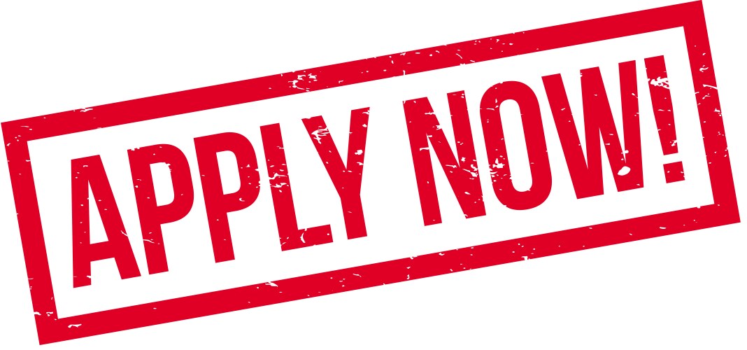 Apply now sticker Royalty Free Vector Image - VectorStock