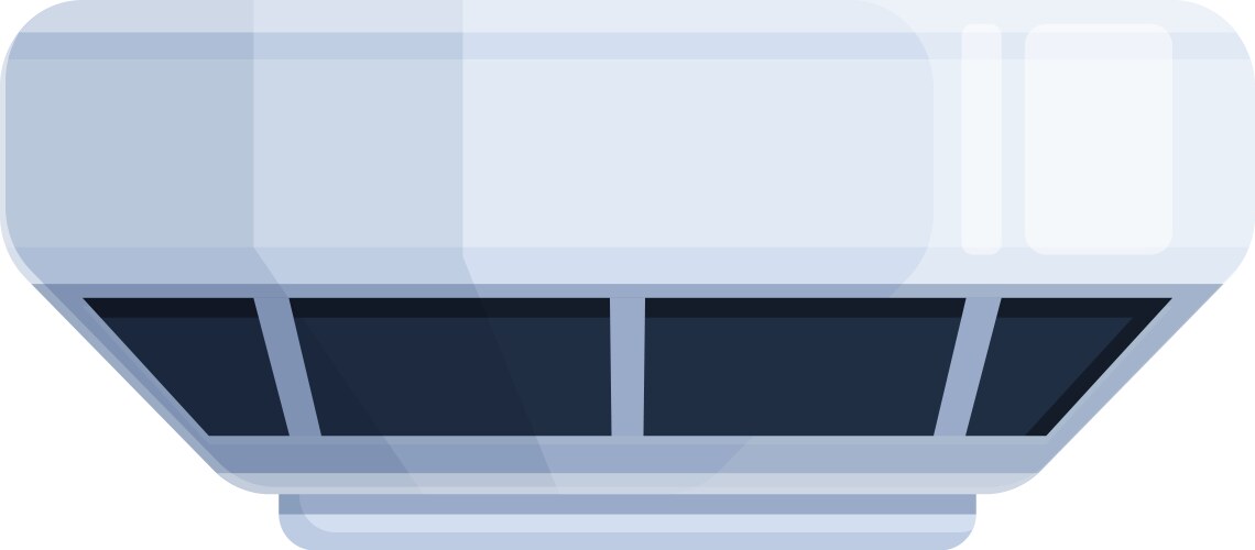 Interior smoke detector icon cartoon alarm Vector Image