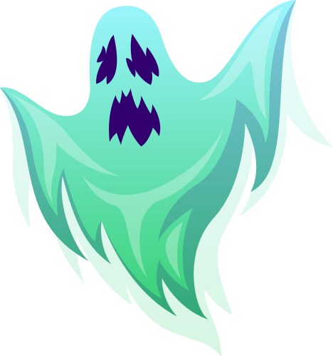 Cartoon monster ghost angry scary monsters mascot Vector Image