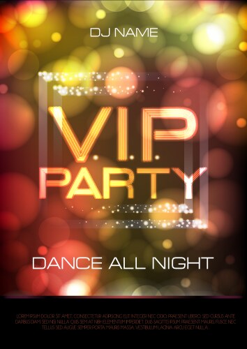 Text vip Royalty Free Vector Image - VectorStock