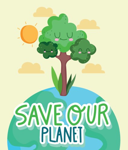 Poster of Save Our Planet Vector Images (over 440)