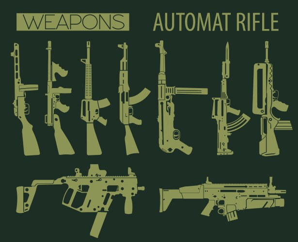 Badass mercenary bear with a machine gun Vector Image