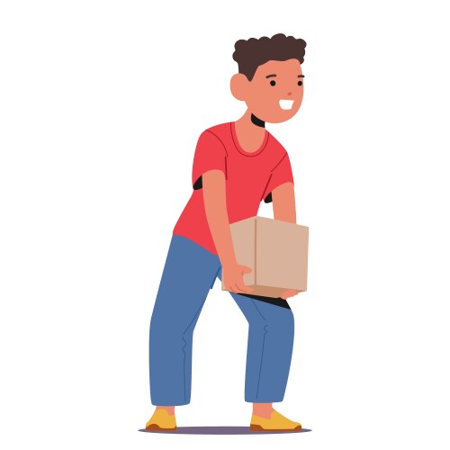 Carrying Heavy Box Vector Images (over 2,200)