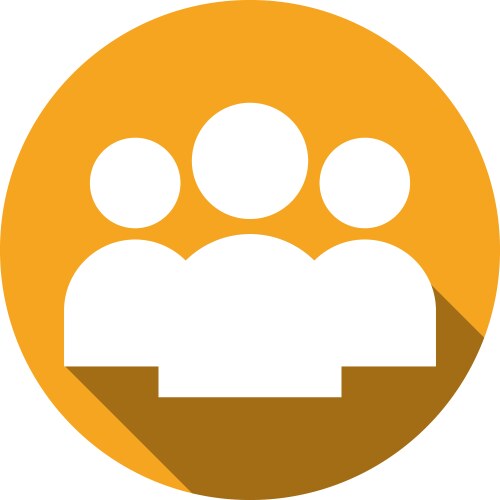 Community people icon graphic design template Vector Image