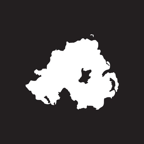 Outline Map of Northern Ireland Vector Images (over 530)