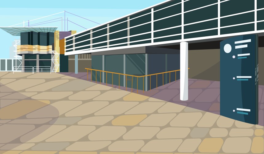 Cartoon parking lot background Vector Images & Graphics for Commercial ...