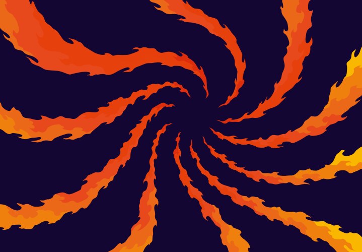 Comic book flame background cartoon explosion Vector Image