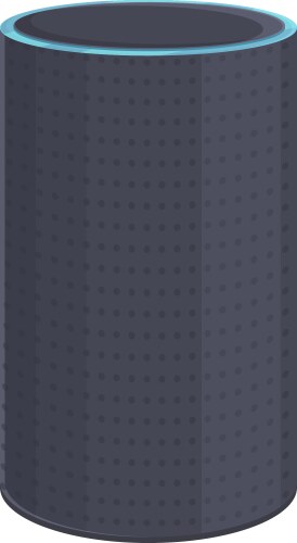 System speaker icon cartoon alexa music Royalty Free Vector