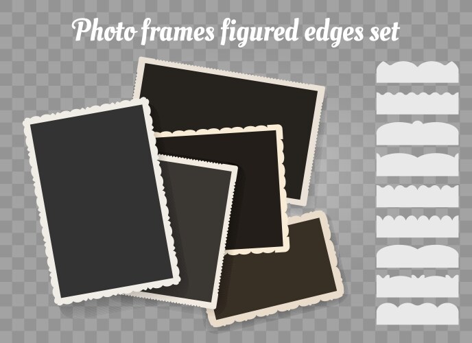 Ornate glowing borderson transparent Royalty Free Vector