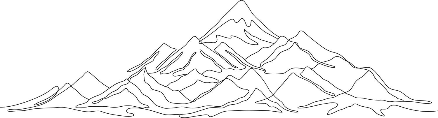Mountains Line Art Vector Images (over 45,000)