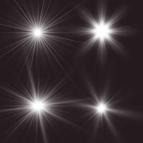 Special effect isolated on transparent background Vector Image