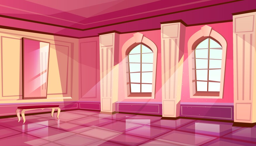 Castle hall Royalty Free Vector Image - VectorStock