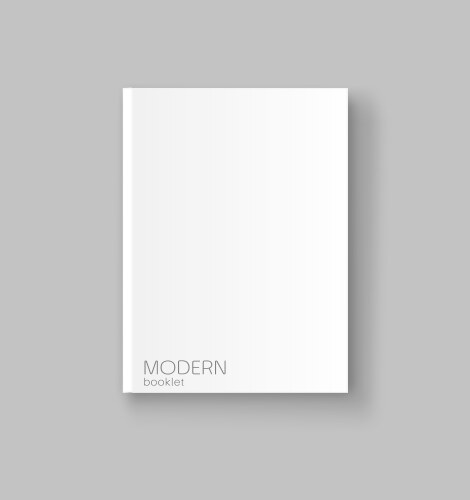 Open book booklet brochure or magazine cover Vector Image