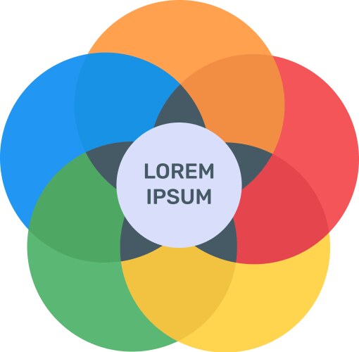 Flower graph Royalty Free Vector Image - VectorStock