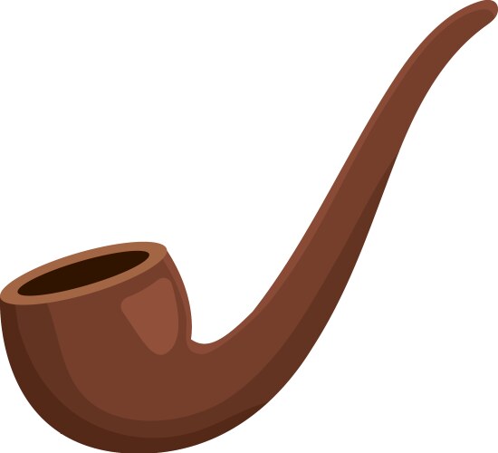 Tobacco pipe icon Royalty Free Vector Image - VectorStock