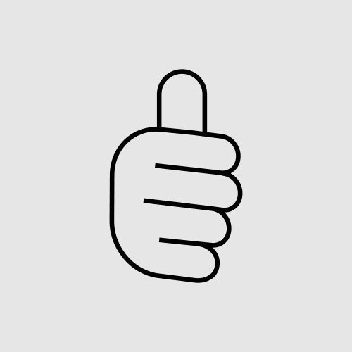 Hands like icons thumbs up finger Royalty Free Vector Image