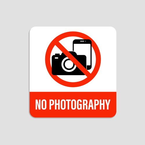 No Photography Sign Vector Images (over 2,900)