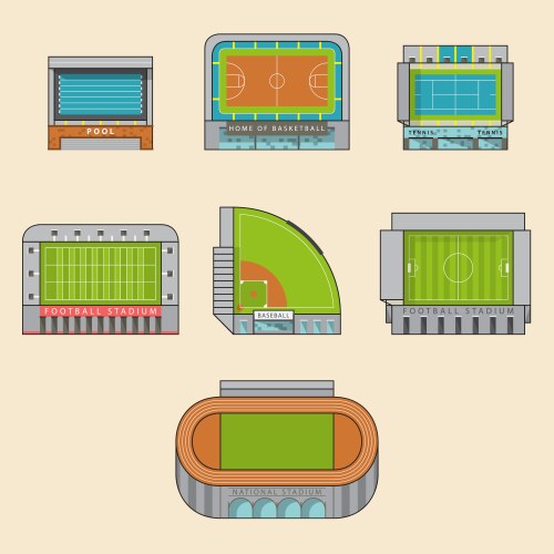 Sport icons Royalty Free Vector Image - VectorStock