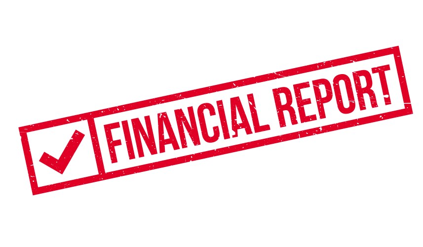 Financial settings rounded icon rubber stamp Vector Image