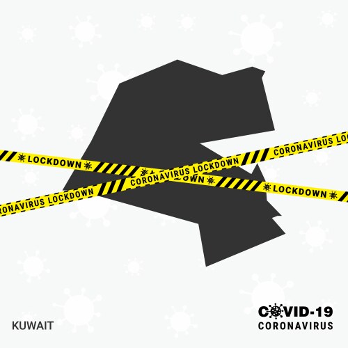 Jordan country map lockdown template Royalty Free Vector