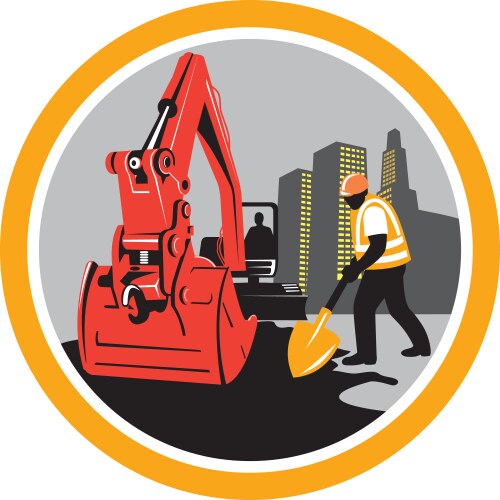 Digger Excavator Vector Images (over 13,000)