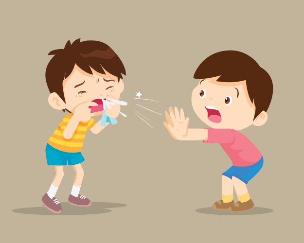 Cough Cold Child Cartoon Kids Vector Images (over 280)