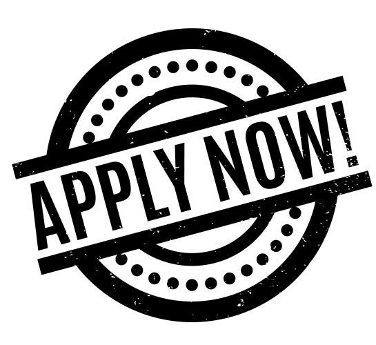 Apply now sticker Royalty Free Vector Image - VectorStock