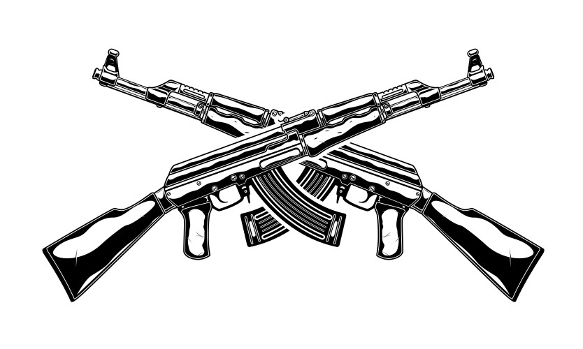 Ak 47 Vector Images & Graphics for Commercial Use | VectorStock