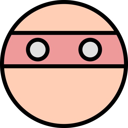 Ninja Smiley Emoji Vector Images (over 100)