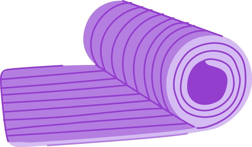 Outdoor sleeping pad cartoon Royalty Free Vector Image