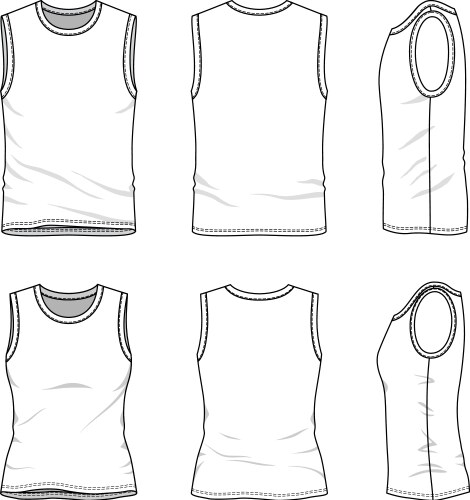 Clothing apparel templates Royalty Free Vector Image