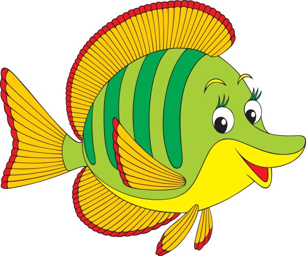 Coral fish Royalty Free Vector Image - VectorStock