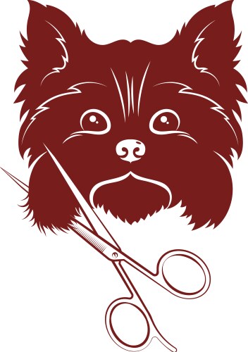 Grooming dogs and cats Royalty Free Vector Image