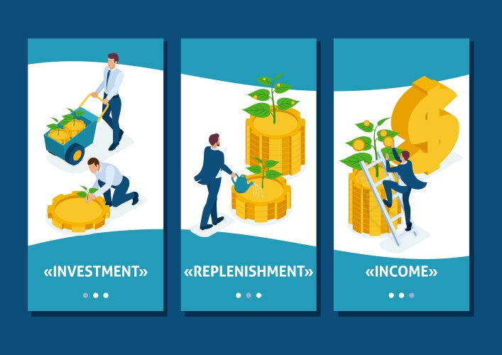 Income increase strategy Royalty Free Vector Image