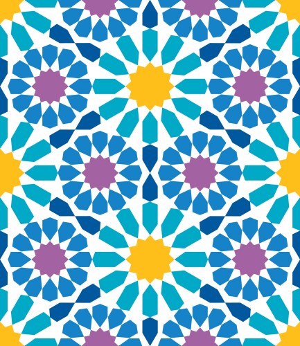 Traditional arabic islamic background Royalty Free Vector