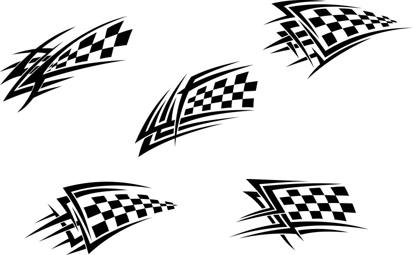 Tribal turtles tattoos Royalty Free Vector Image