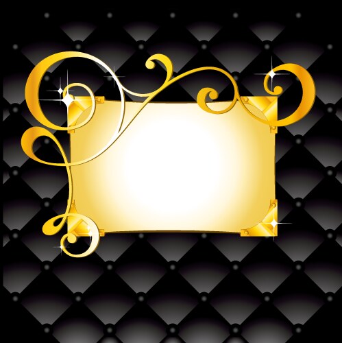 Golden border Royalty Free Vector Image - VectorStock