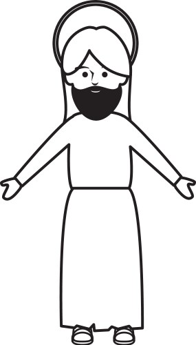 Jesuschrist little baby icon Royalty Free Vector Image