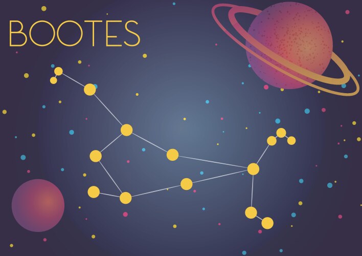 Bootes Constellation Vector Images (77)