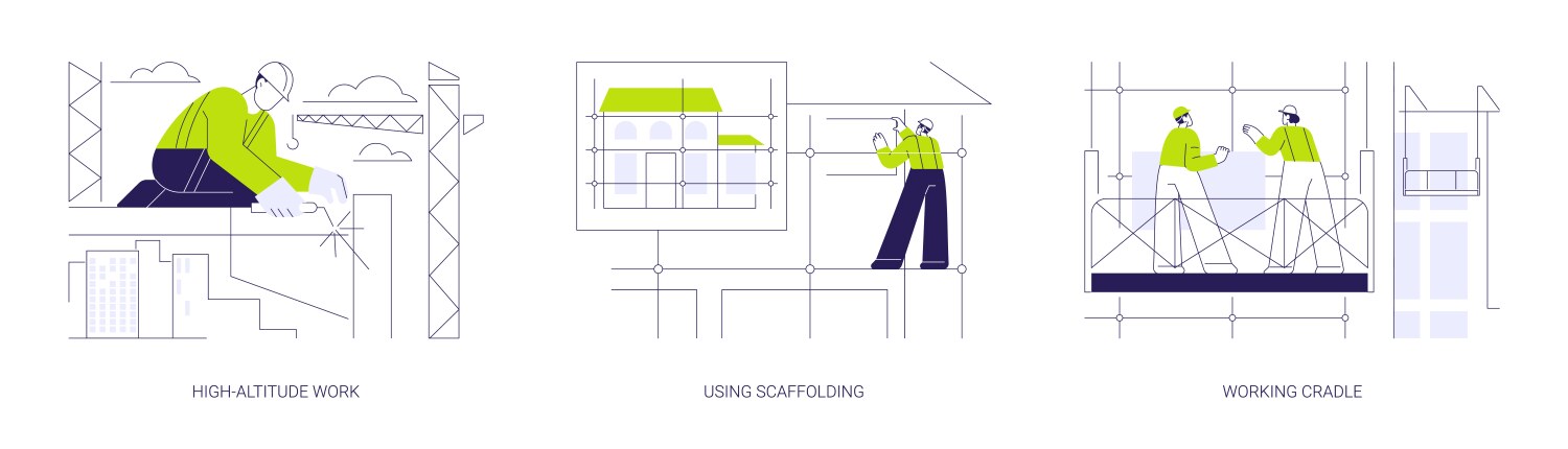 Safety Icons Working at Height Vector Images (over 420)