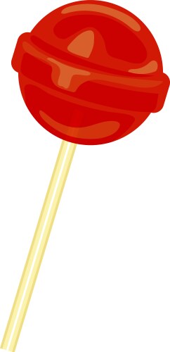 Red bonbon icon isometric style Royalty Free Vector Image