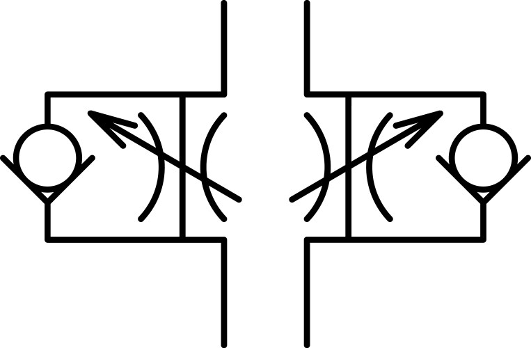 Control valve symbol icon Royalty Free Vector Image