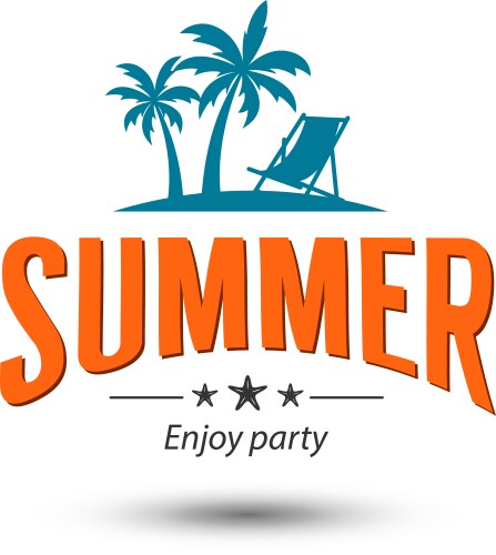 Summer logo Royalty Free Vector Image - VectorStock
