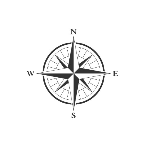 Wind rose Royalty Free Vector Image - VectorStock