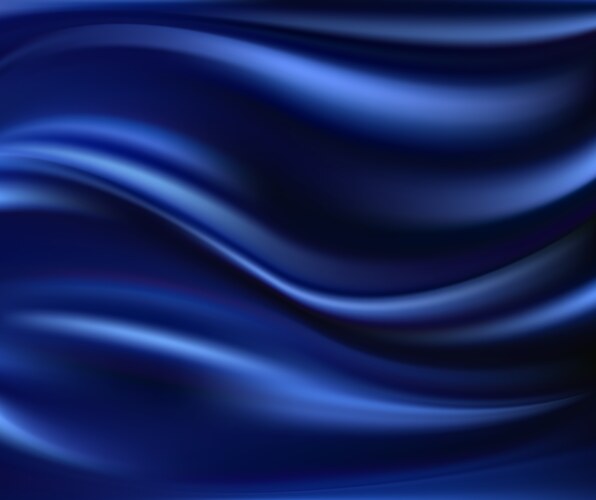 Blue fabric satin texture for background Vector Image