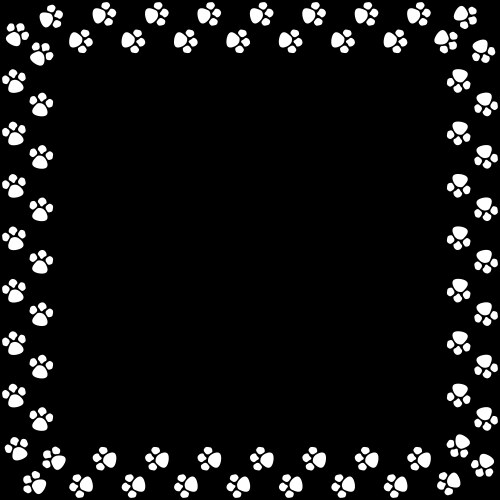 Dog Paw Border Vector Images (over 960)