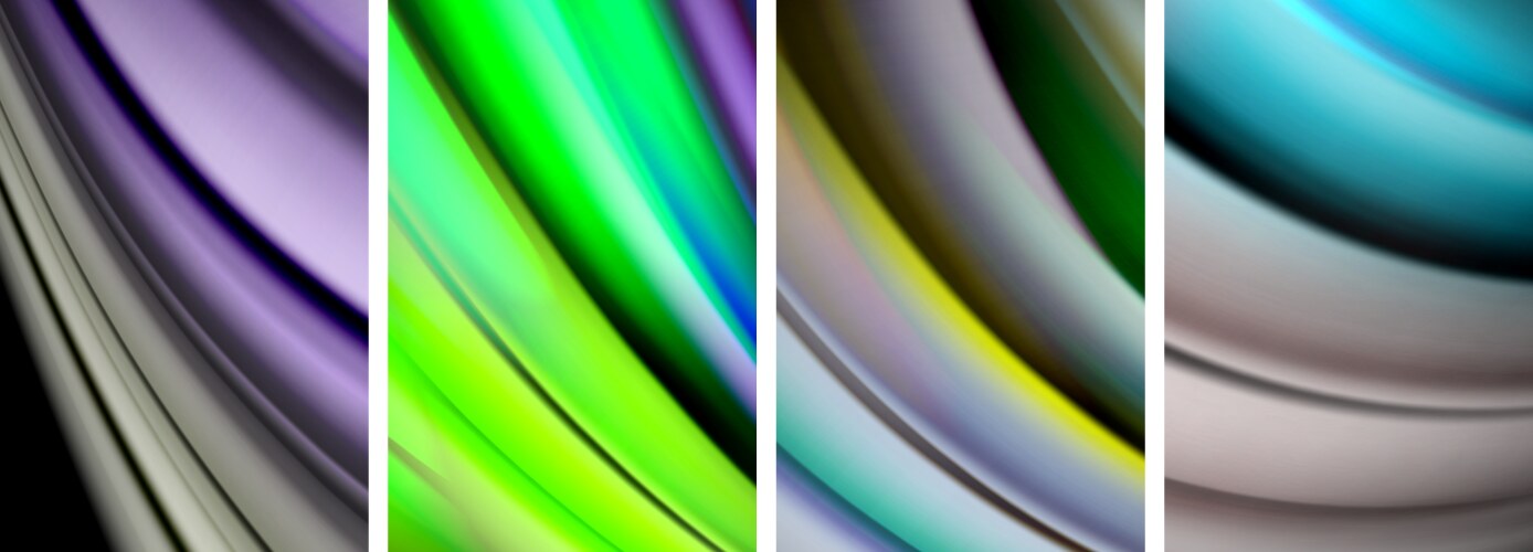 Blurred color line backgrounds Royalty Free Vector Image