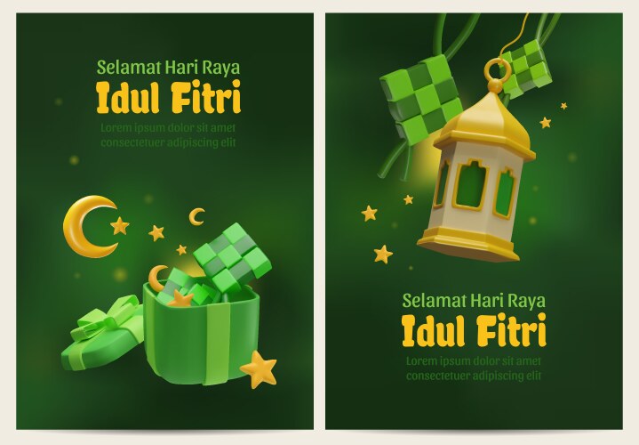 Hari Raya Poster Vector Images (over 2,800)