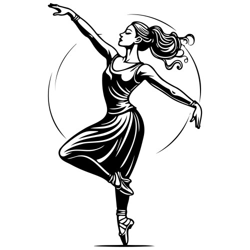 Dancer Line Drawing Vector Images (over 2,200)